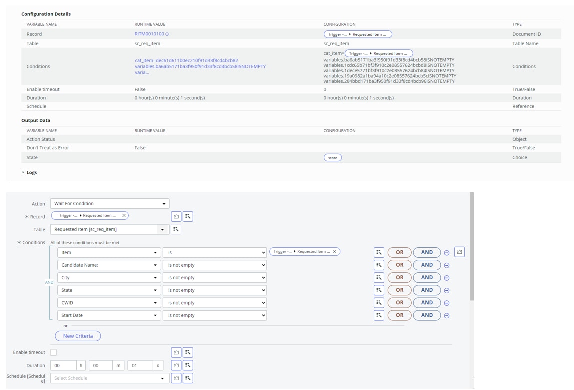 Solved: Should I use AND or Or for Wait condition? Workfl... - ServiceNow Community